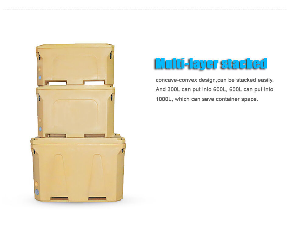 Odm 1000l Durable Stackable Multifunction Plastic Fish Bin Plastic ...