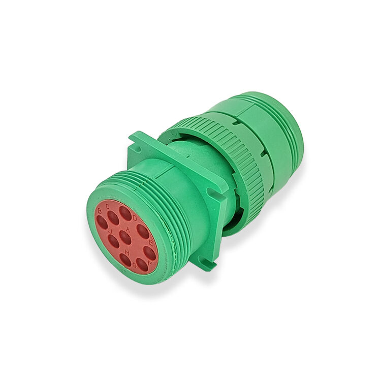 Deutsch Connector Hd10-9-1939p 9-pin Socket Green J1939 Waterproof Plug ...