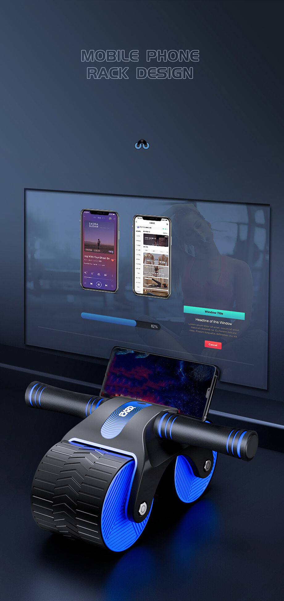 Buy Wholesale China Non-slip Eco-friendly Core Training Abdominal Wheel ...