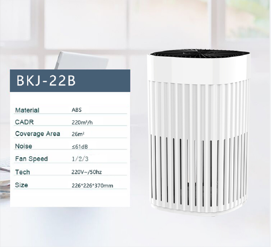 Intelligent Control Air Purifier For Home Office With Hepa Real ...