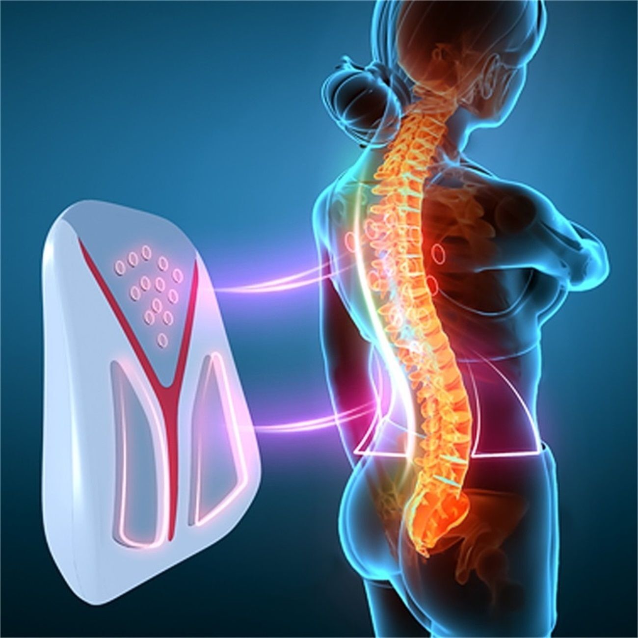 Buy Wholesale China Relief Back Pain Electric Lumbar Traction Device ...