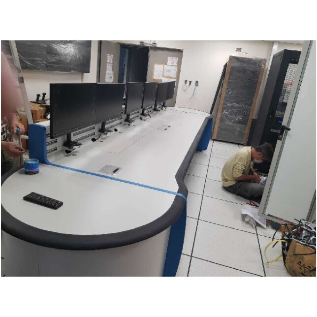 Buy Wholesale Taiwan Modular Industrial Control Desk With Ergonomic ...