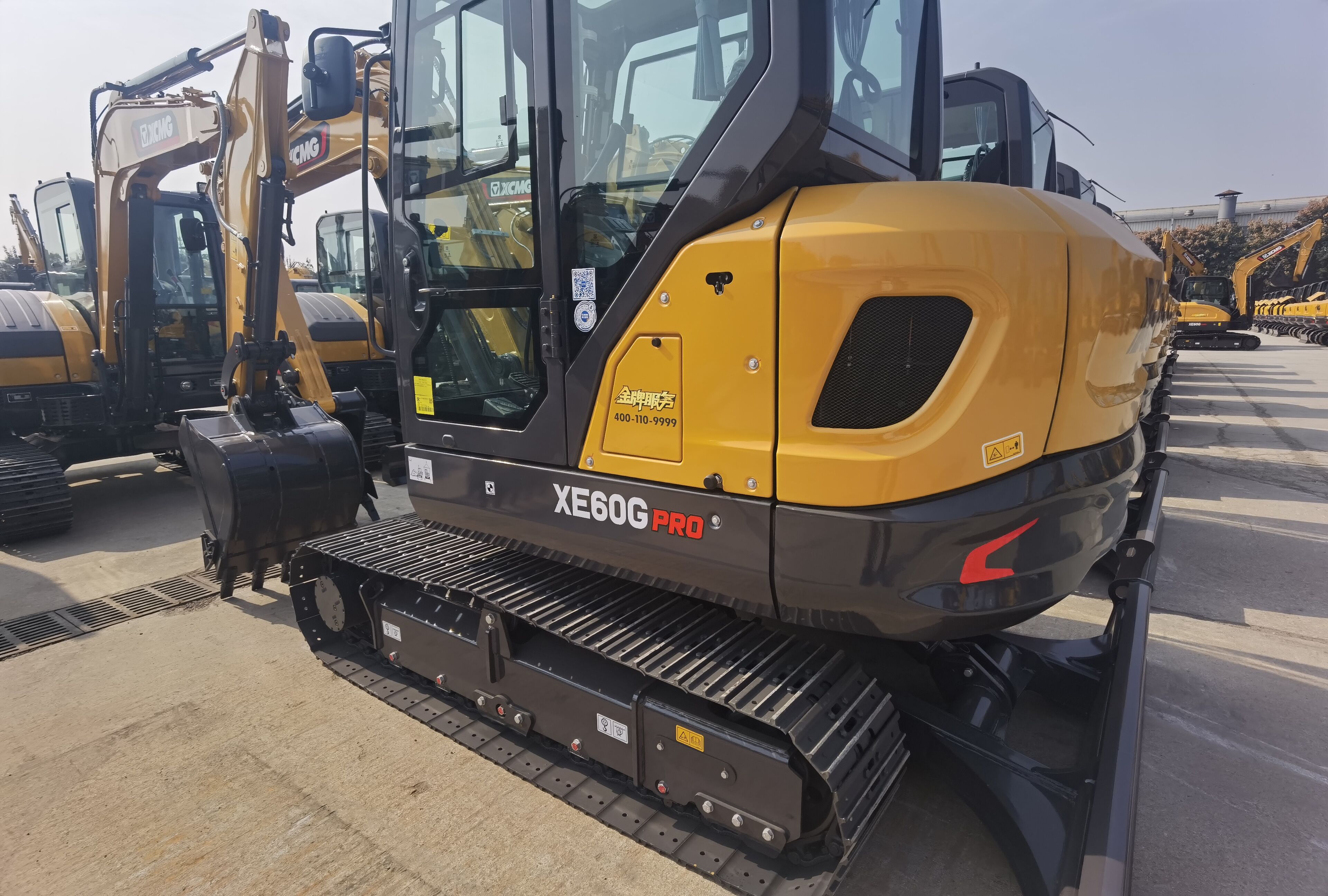 Buy Wholesale China 6ton Mini Hydraulic Digger Xe60ga Crawler Excavator ...