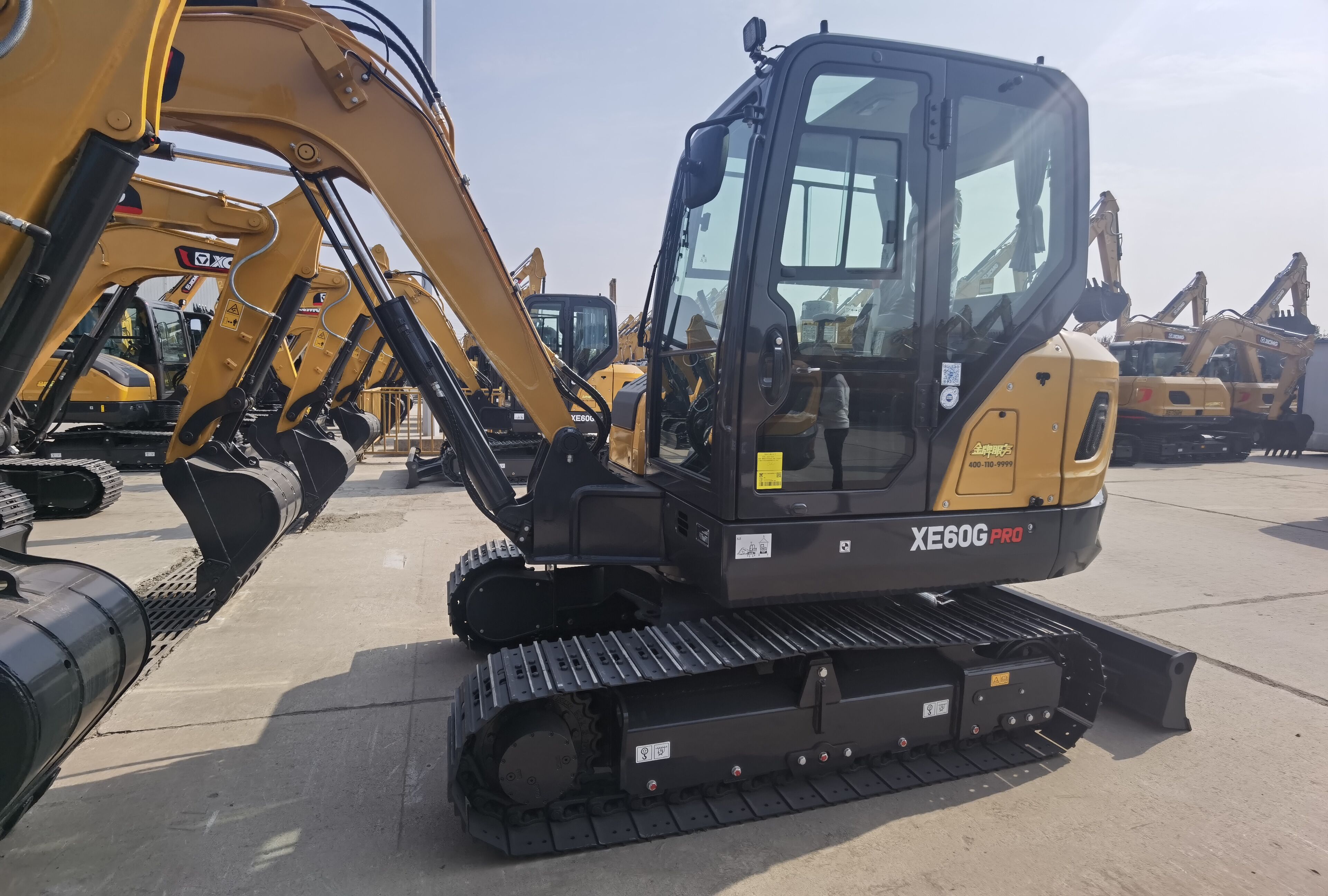 Buy Wholesale China 6ton Mini Hydraulic Digger Xe60ga Crawler Excavator ...