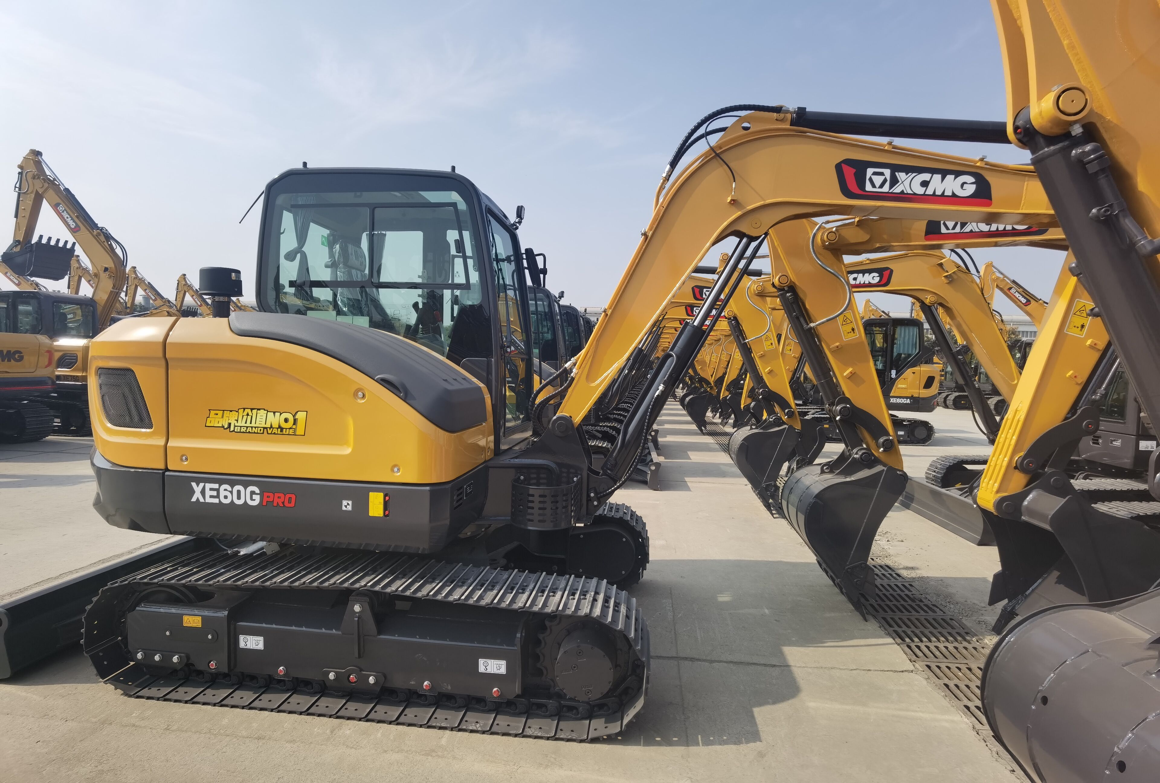 Buy Wholesale China 6ton Mini Hydraulic Digger Xe60ga Crawler Excavator ...