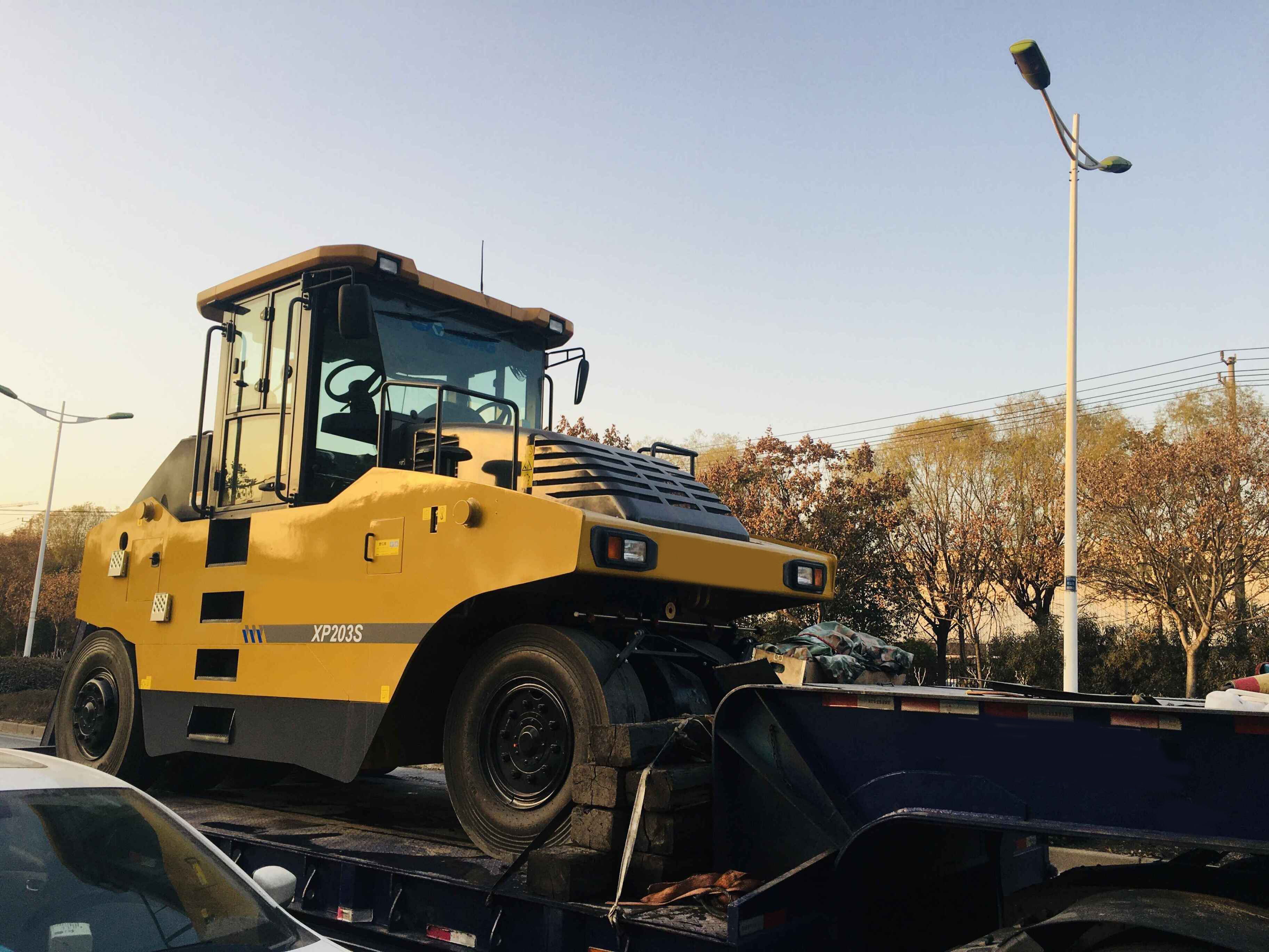 20 Ton Pneumatic Rubber Tire Road Roller Xp203s Pneumatic Roller For ...