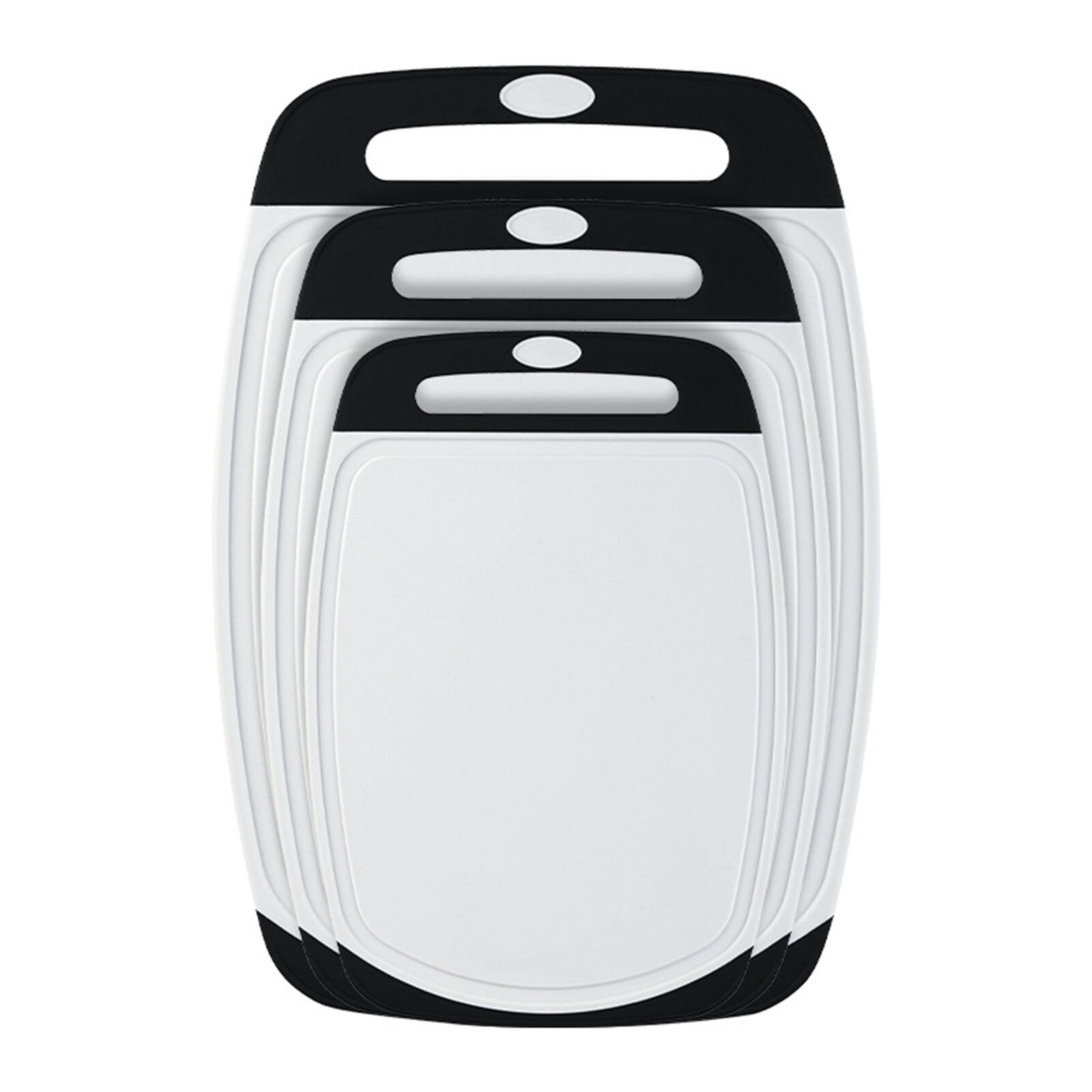 Set Of 3 Oversized Easy Grip Handle, Juice Grooves, Non-slip, Extra ...