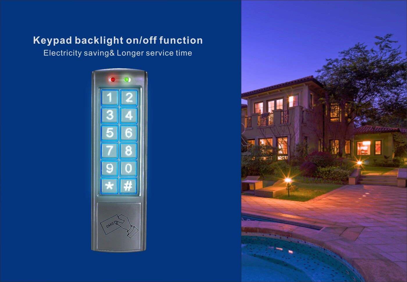 Buy Wholesale China Home Smart Gate Wire Keypad Access Control & Access ...