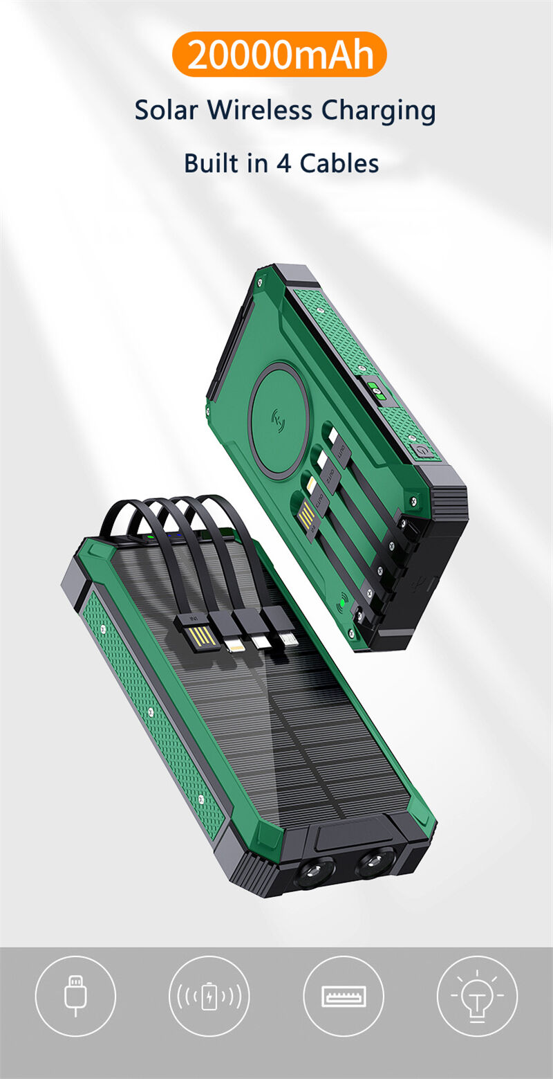 Buy Wholesale China 20000mah 30000mah Wireless Solar Power Bank For ...