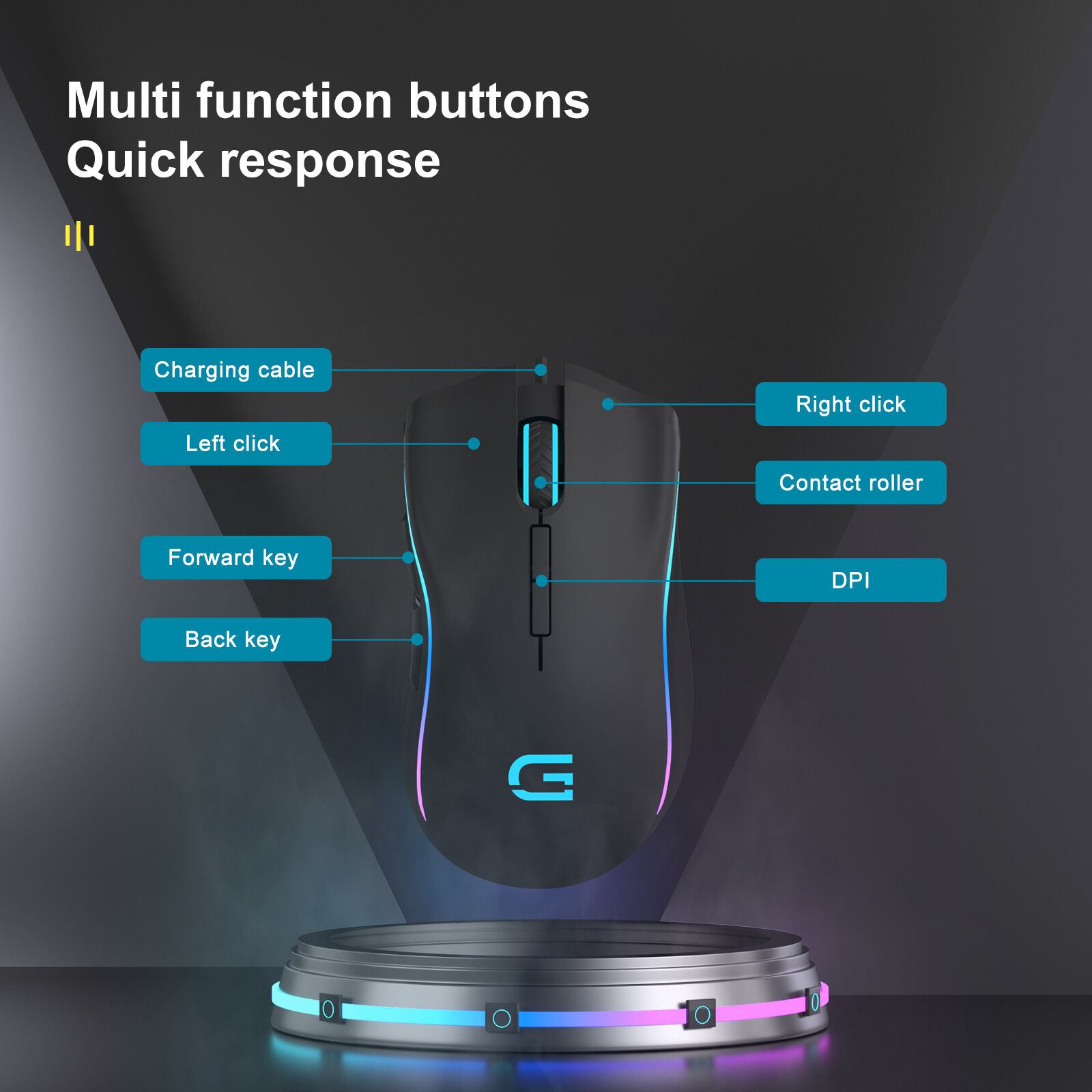 Buy Wholesale China Factory Price Oem/odm Small Moq Rgb Ergonomic ...