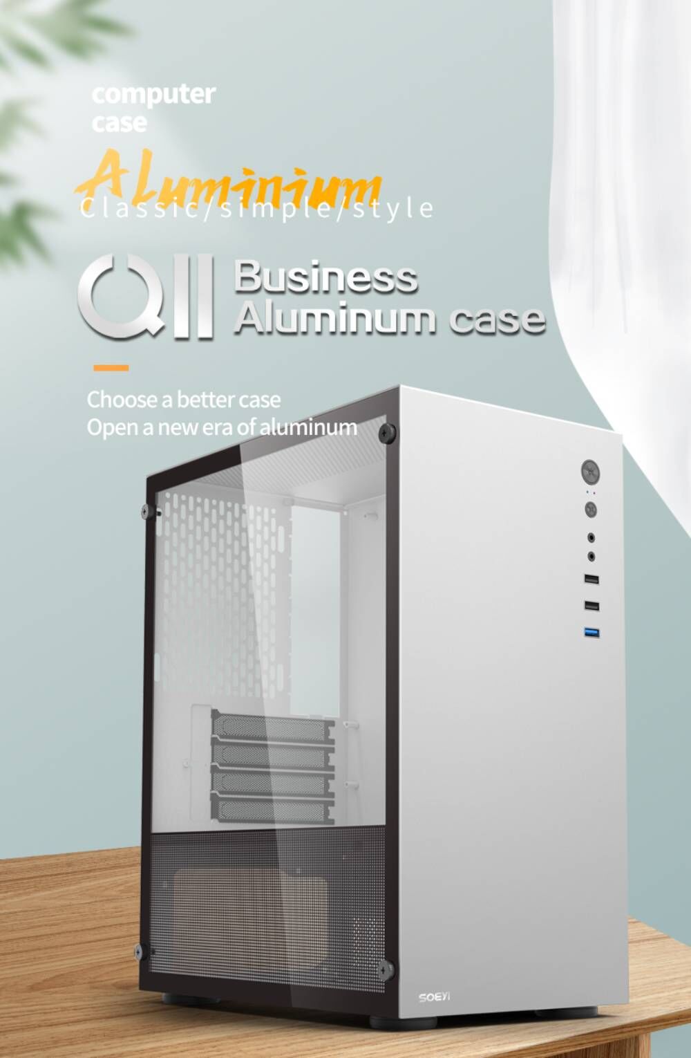 Bulk Buy China Wholesale Soeyi High-end Custom Aluminium Pc Case Micro ...