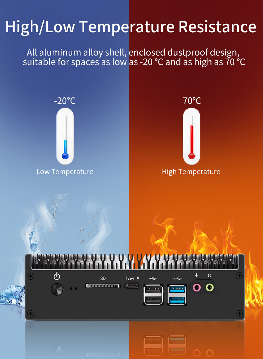 Factory Cheap Mini Computer Pc Intel Celeron J4125 Dual 2 Lan Ethernet ...