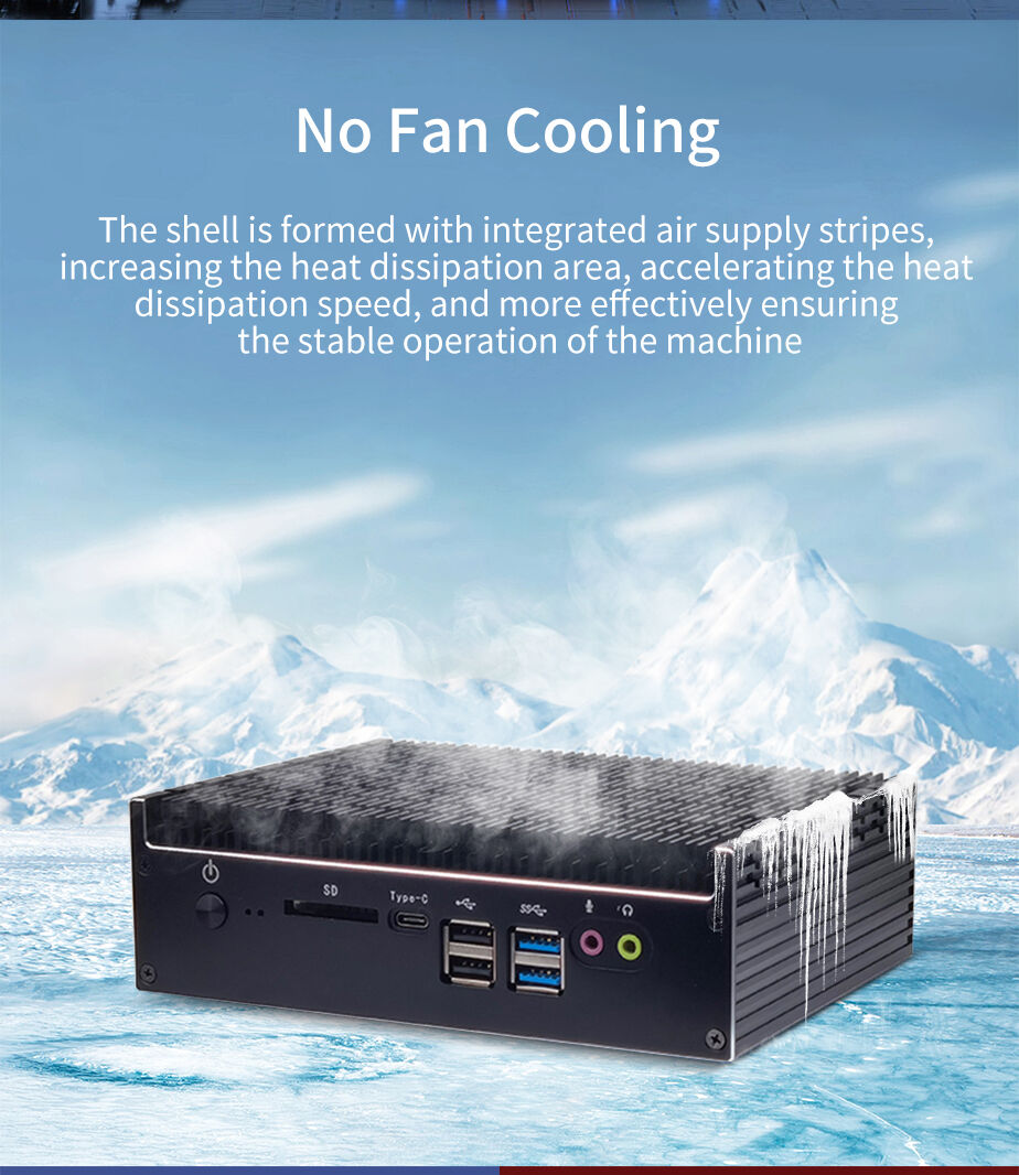 Factory Cheap Mini Computer Pc Intel Celeron J4125 Dual 2 Lan Ethernet ...