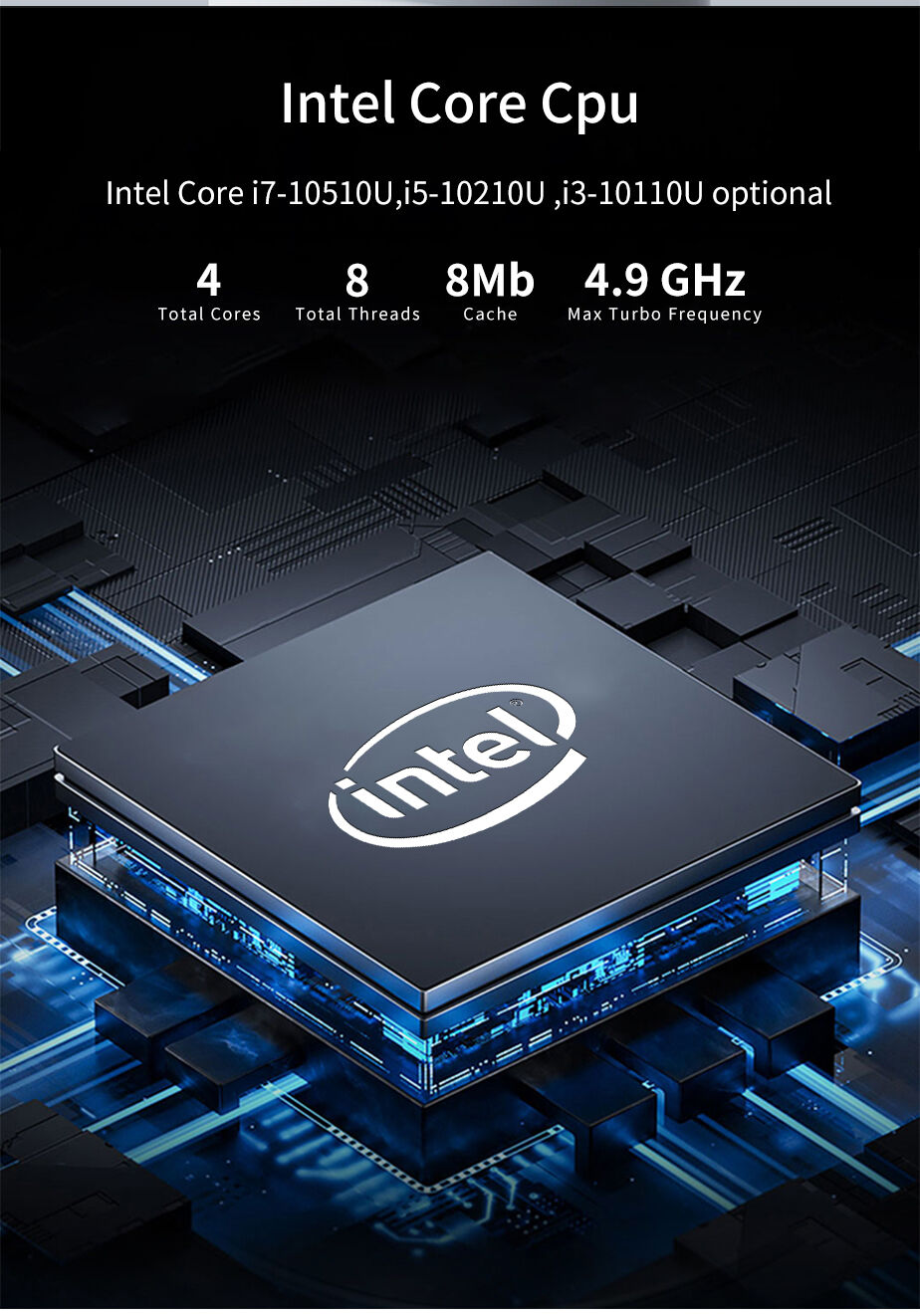 Factory Cheap Mini Computer Pc Intel Celeron J4125 Dual 2 Lan Ethernet ...