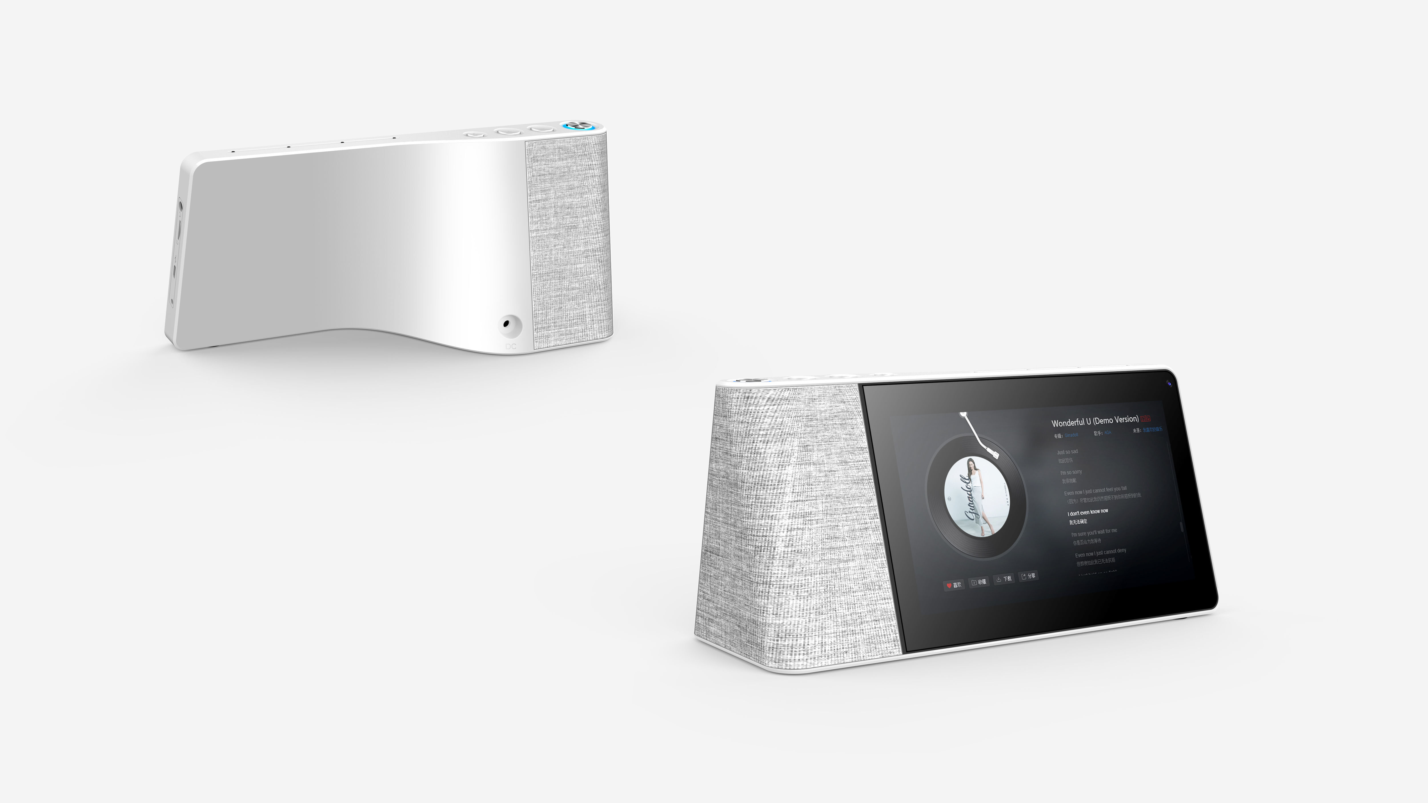 Super Design Smart Speaker With Big Screen And Voice Activated Ai Smart ...