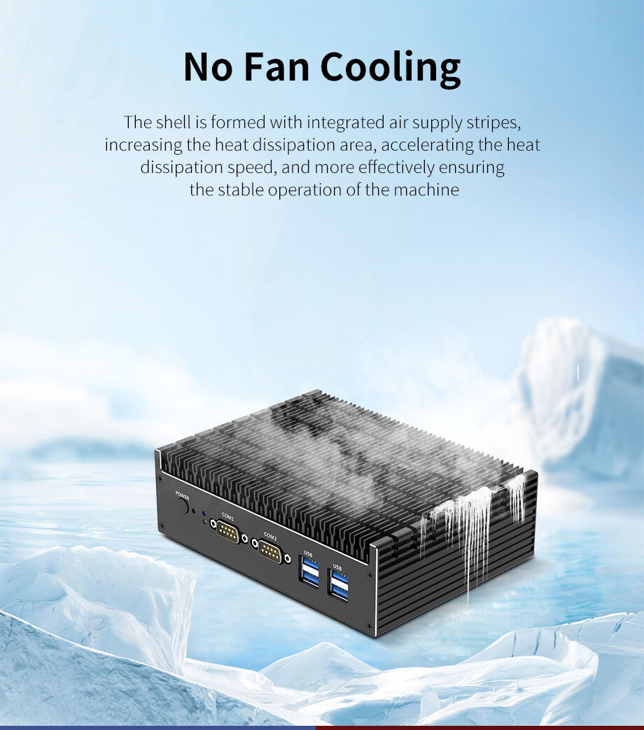 Fanless Ram 64gb Ssd Industrial Mini Box Computer Lpt Core I5 8250u ...