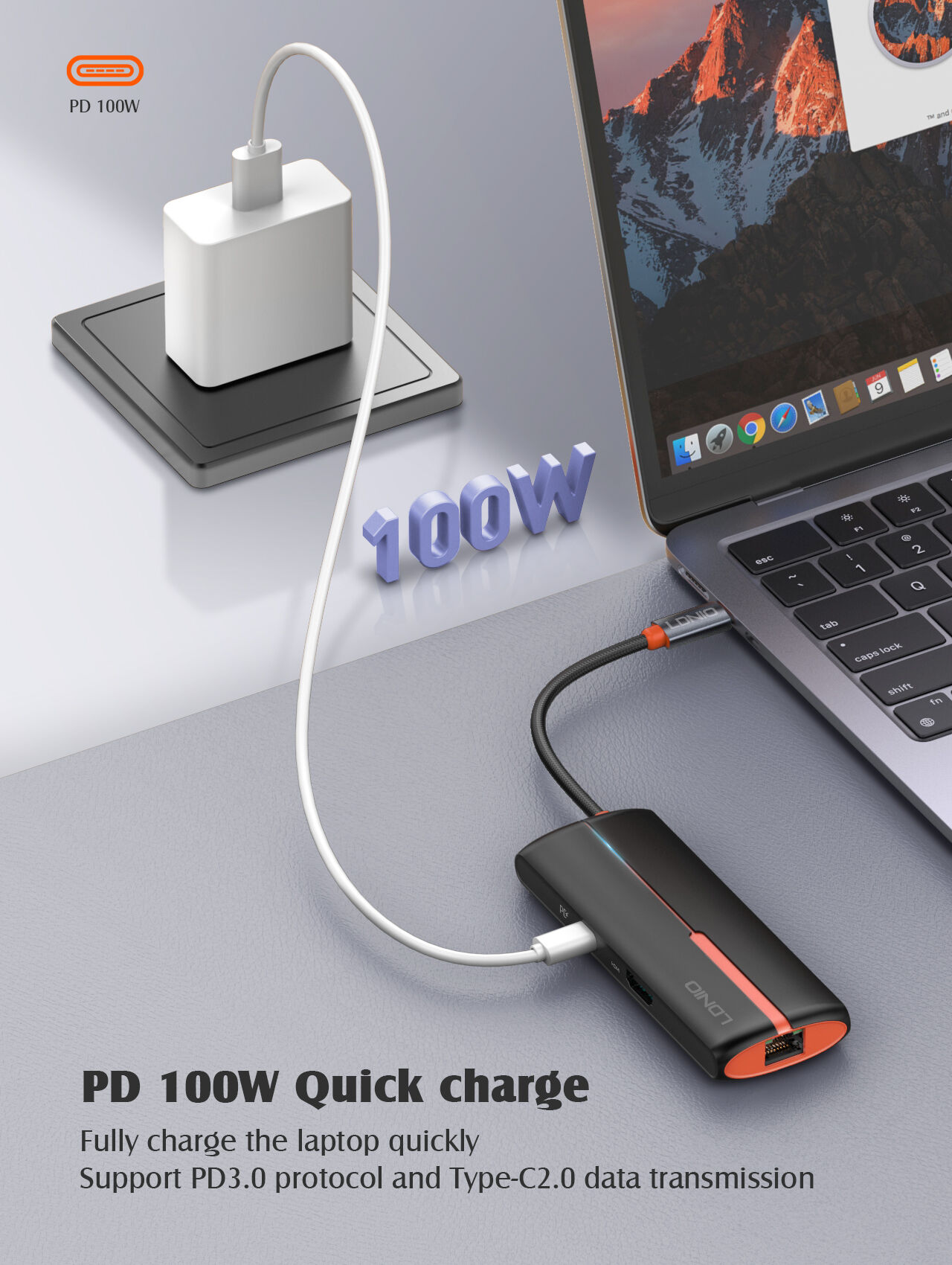 Buy Wholesale China Ldnio 6 In 1 Usb Type C Usb C Hub Type C Hub Usb-c ...