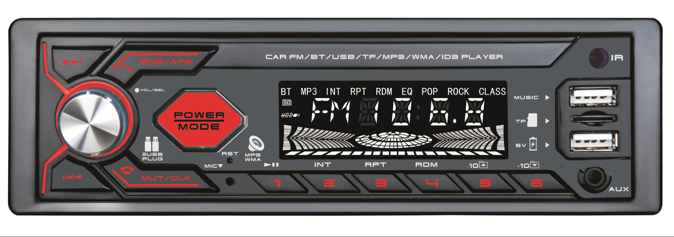 Factory Offer 1 Din Multifunctional Car Audio Fm Radio Car Radio Mp3 ...