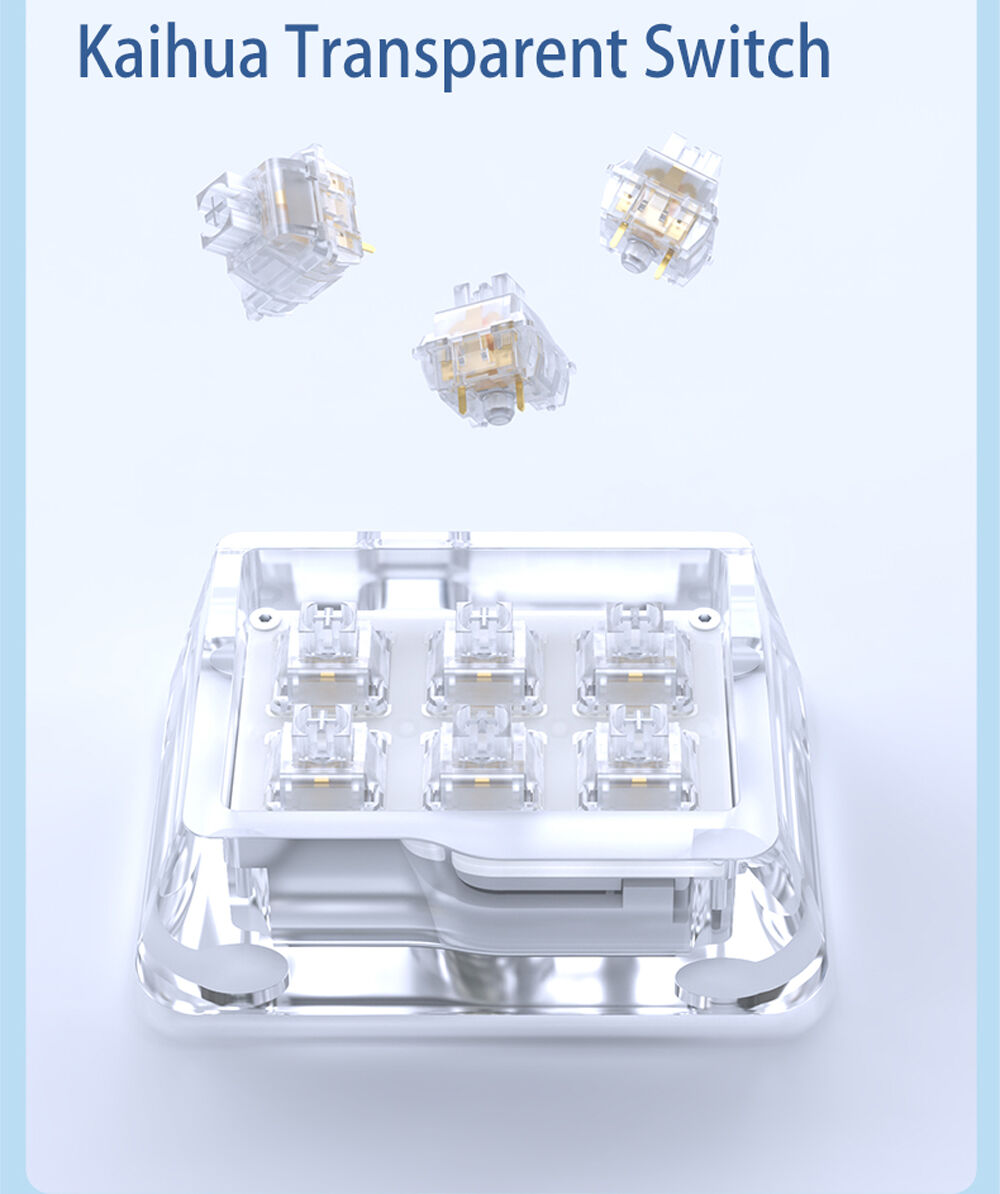 Oem B6 Custom White Wired Wireless Programming Macro Mechanical Hot ...