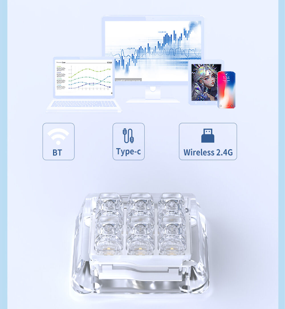 Oem B6 Custom White Wired Wireless Programming Macro Mechanical Hot ...