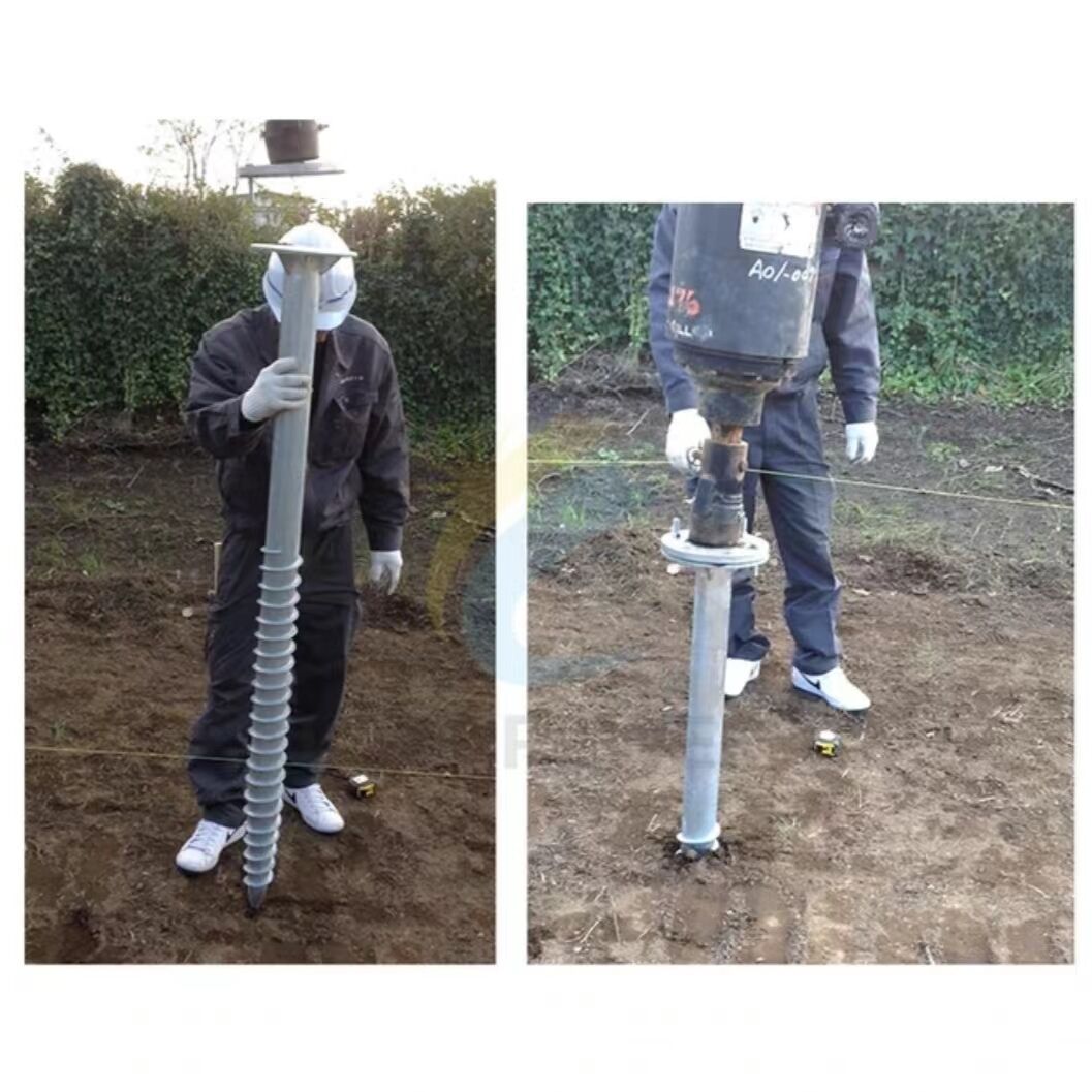 Solar Ground Screw,customized Ground Anchor, Pv Mounting System Ground ...