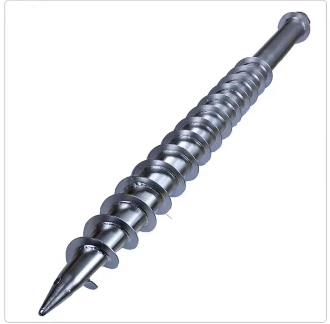 Galvanized Ground Screw Pole Anchor Ground Anchors Screw In Helical ...