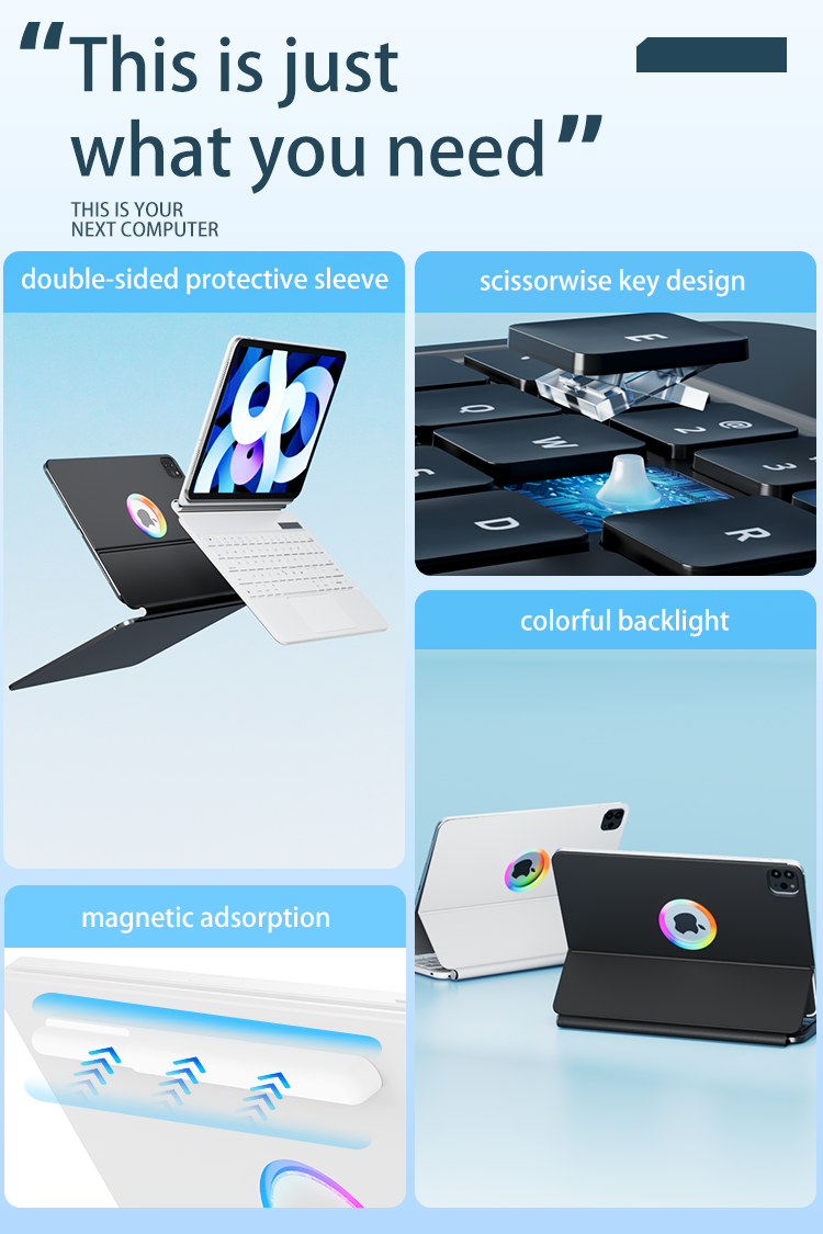 Buy Wholesale China Magic Keyboard Case For Ipad Pro 11 1st 2nd 3rd Gen ...