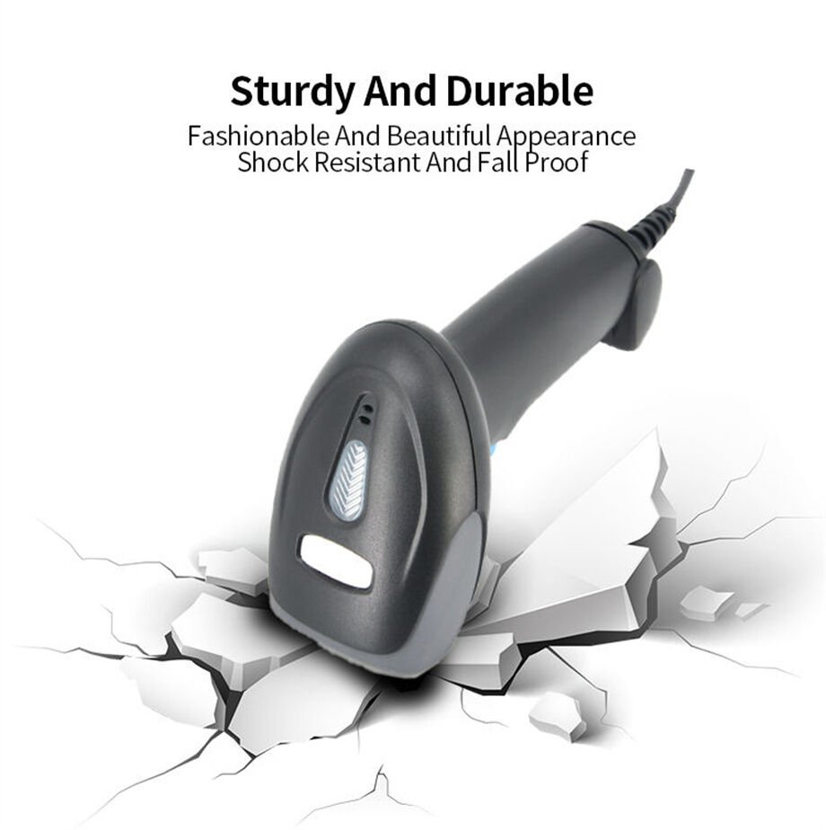 Supermarket Usb Handheld Portable Wired Barcode Scanning Gun Bt 1d/2d ...