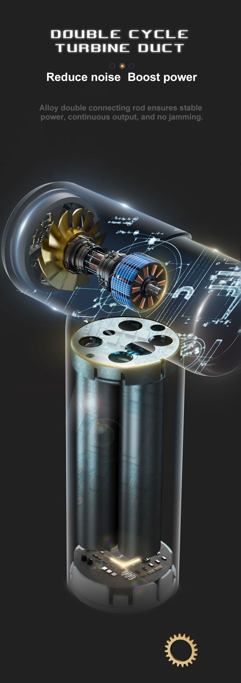 Buy Wholesale China Mini Motor Big Wireless Jet Fan Turbo Blower ...