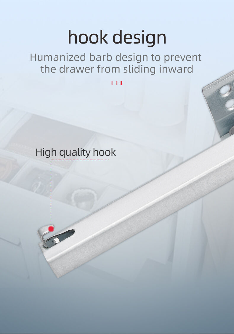 Buy Wholesale China 7/8 Partial Extension 2 Fold Drawers Channel ...