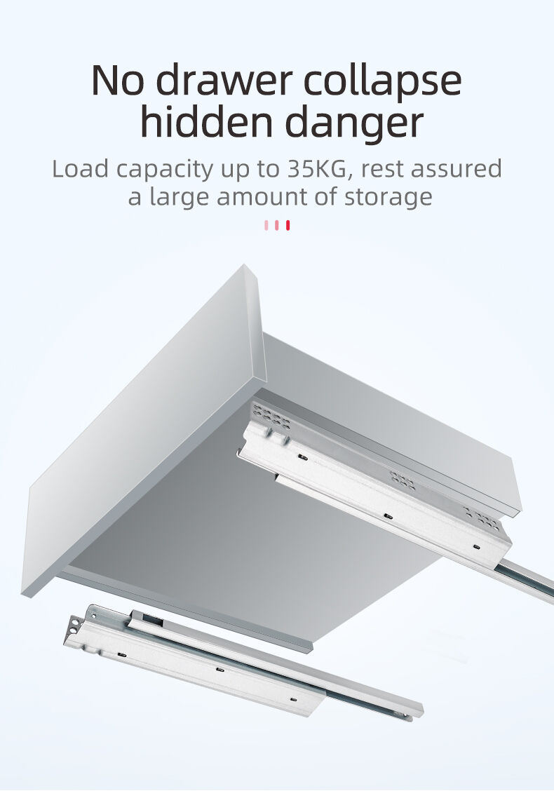 Buy Wholesale China 7/8 Partial Extension 2 Fold Drawers Channel ...