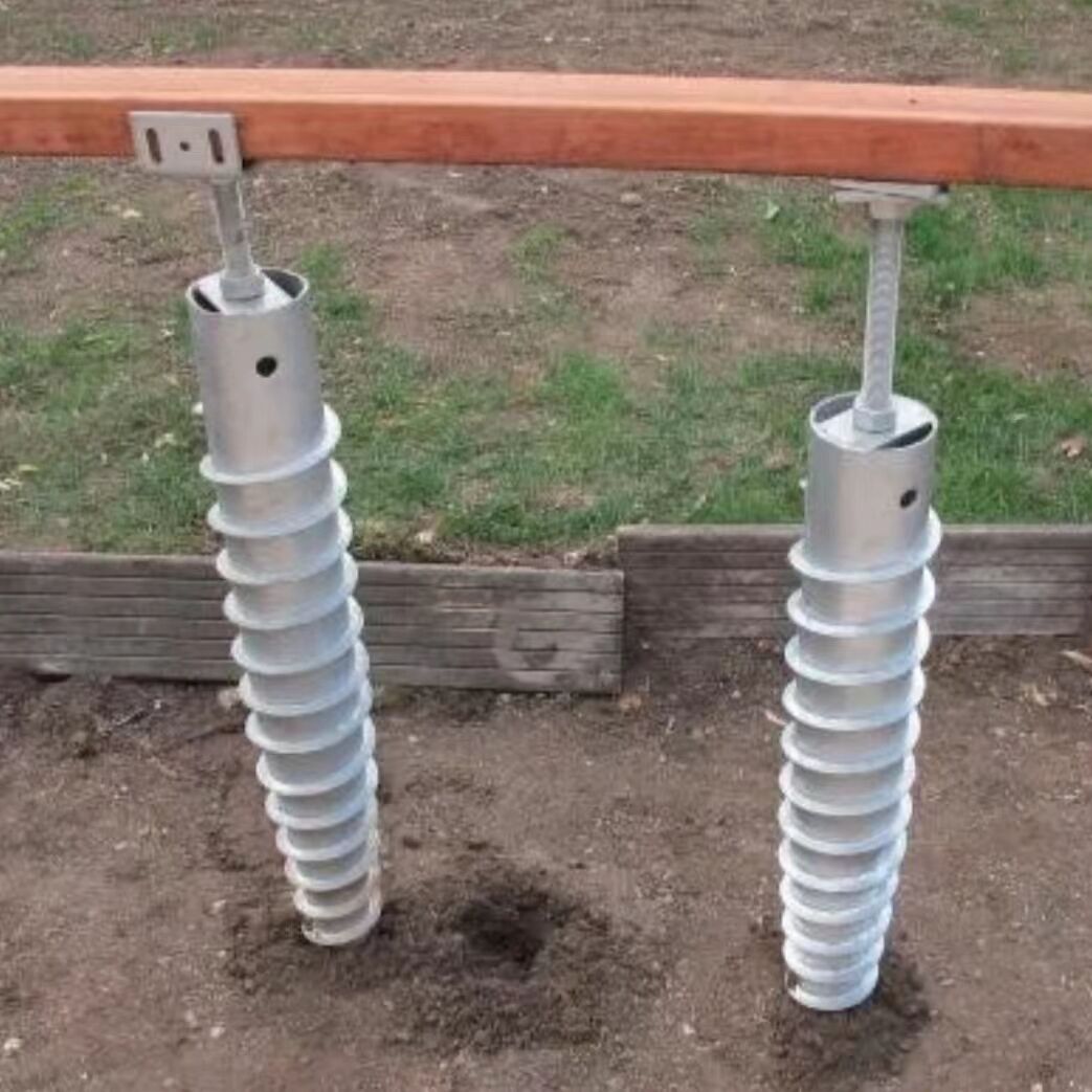 Ground Screw,astm Post Anchor, Galvanized Solar Mounting Ground Spiral ...