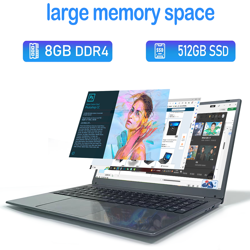 Buy Wholesale China Mteche Laptop, 17.3 Inch Laptop, 8gb Ram 512 Ssd ...