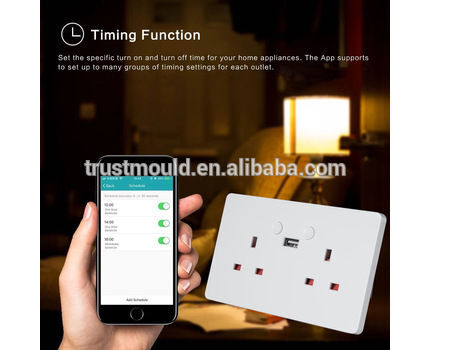 Wholesale Pc Wifi Zigbee Smart Wall Socket For Smart Home, Smart Wall ...