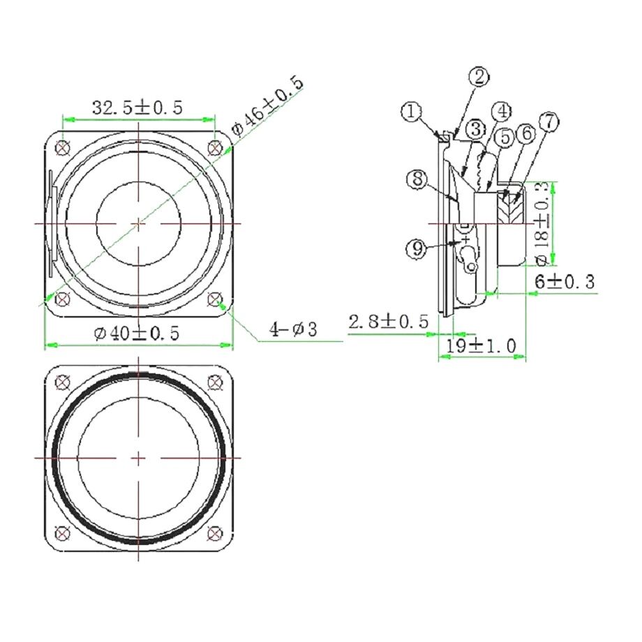 Buy Wholesale China Manufacturer Yd40 40x20mm Square Hole Mounting 8 ...