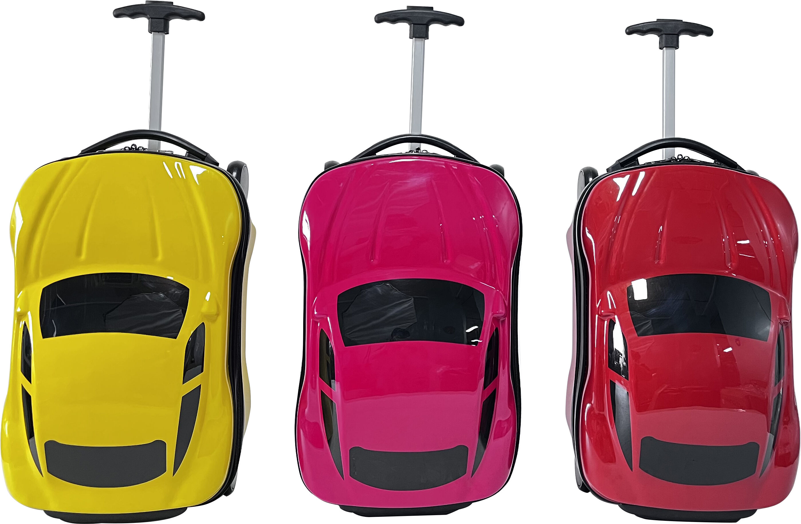 Wholesale 3d Cartoon Car Children Trolley Luggage Suitcase Trolley Case ...