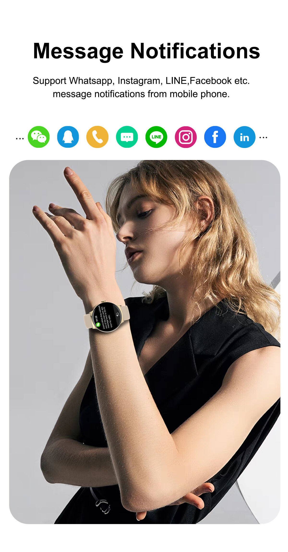 Smart Watches Hot Selling Fashion 2 In 1 Pendant Smartwatch Sport Reloj ...