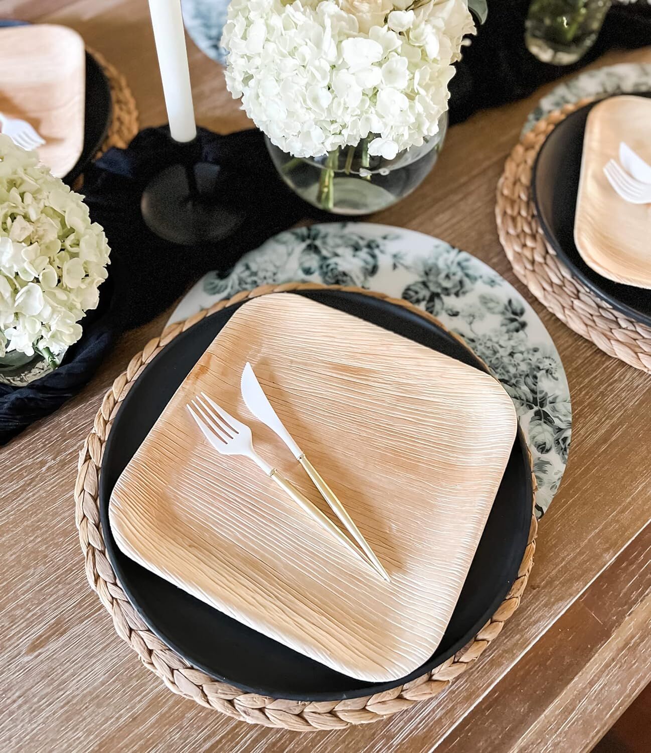 Buy Wholesale China Leaf Palm Leaf Plates Disposable Bamboo Plates ...
