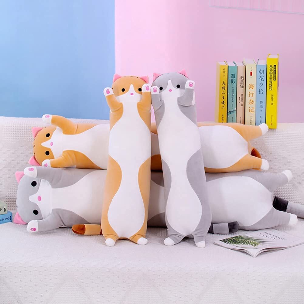 Buy Wholesale China Cute Cat Plush Long Body Pillow Cuddle Cartoon ...
