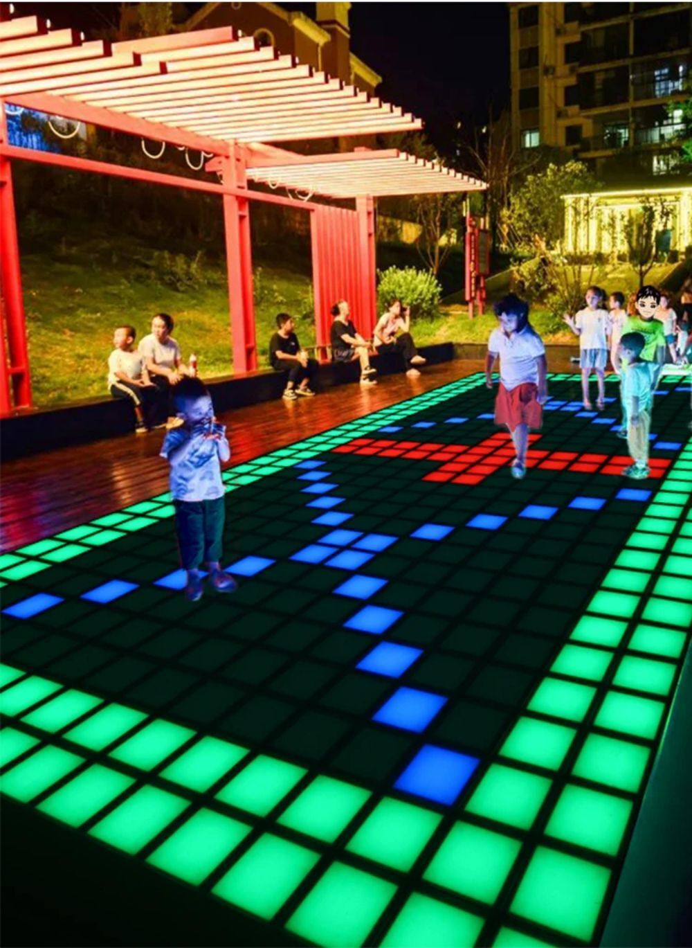 Compre 99 Juego Interactivo Led Dance Floor Mega Grid Juegos Piso Es ...