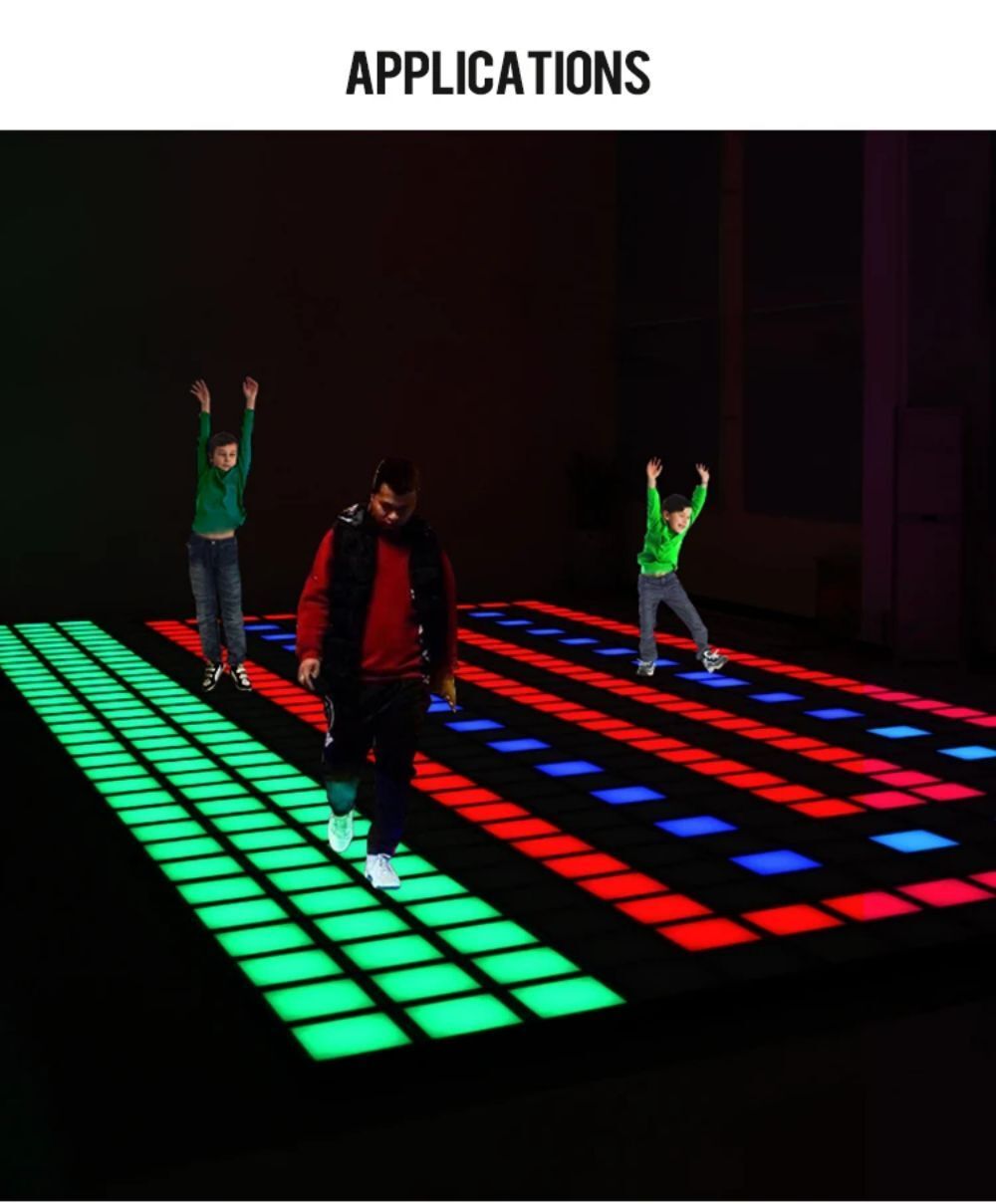 Compre 99 Juego Interactivo Led Dance Floor Mega Grid Juegos Piso Es ...