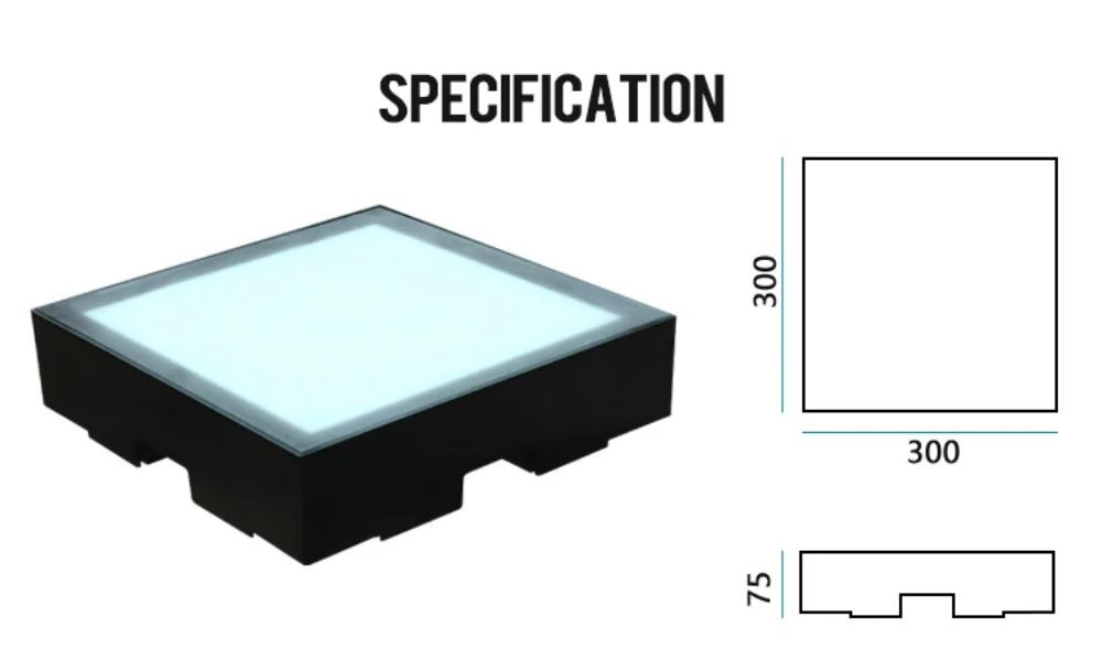 Buy Wholesale China Factory Activate Game Led Floor 30x30cm Interactive ...