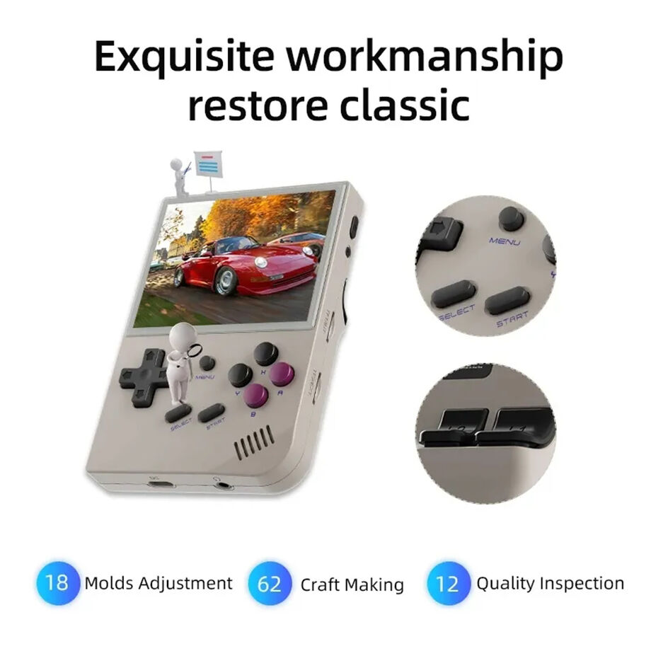 A Rg35xx Retro Handheld Game Console 3.5 Inch Ips Screen 64gb Linux ...