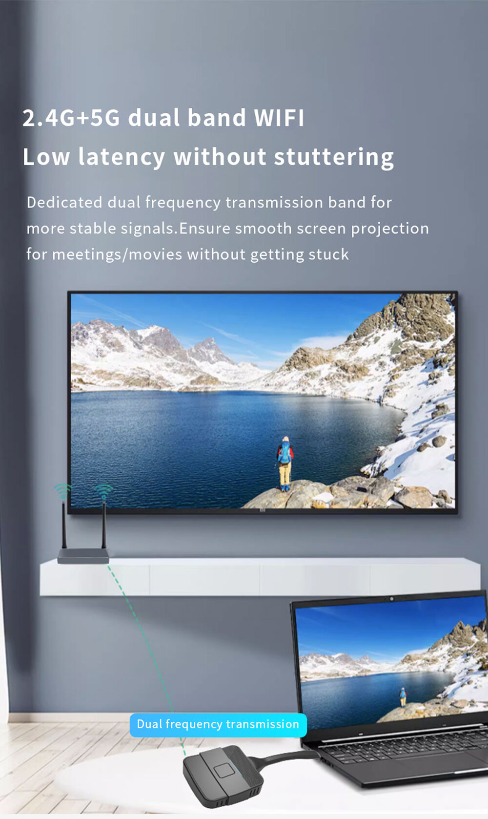 Buy Wholesale China Wireless Transmitter Type-c Extender Adapter 4k ...