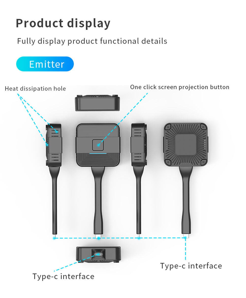 Buy Wholesale China Wireless Transmitter Type-c Extender Adapter 4k ...