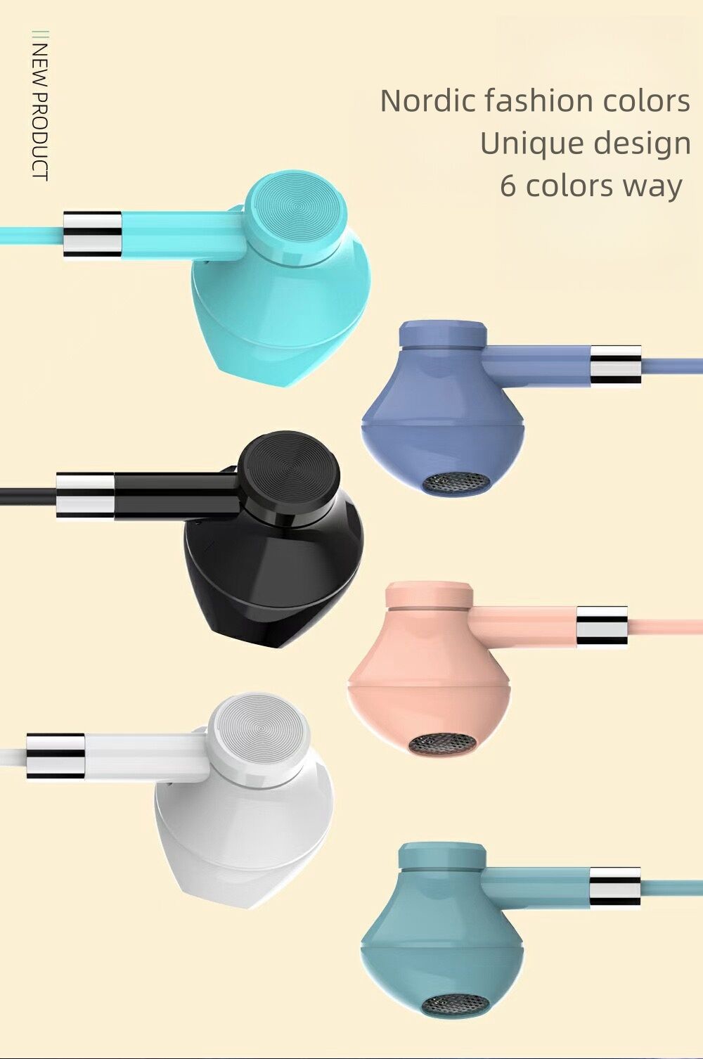 Buy Wholesale China Promotion Gift Cheapest Wired Earphones Beading ...