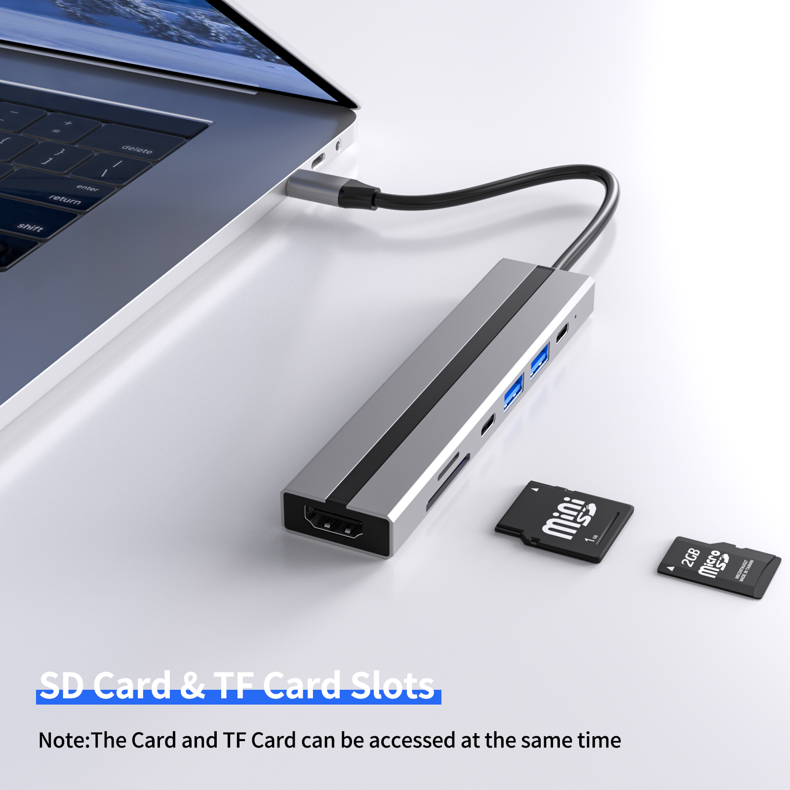 Buy Wholesale China 7 In 1 Type-c Hub Multiport Dock Station Supports ...
