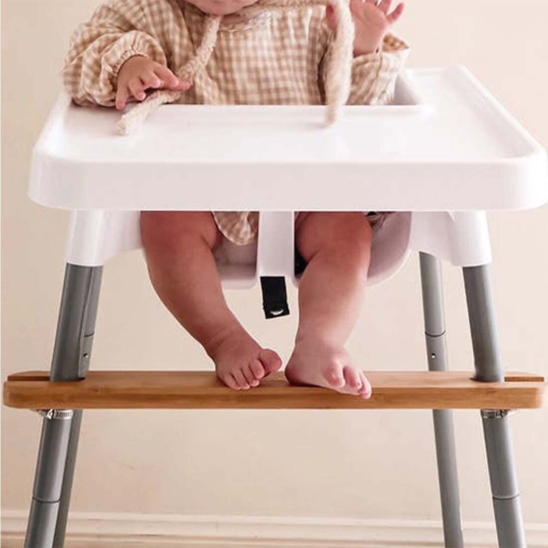 Buy Wholesale China Bamboo High Chair Footrest Adjustable Natural ...