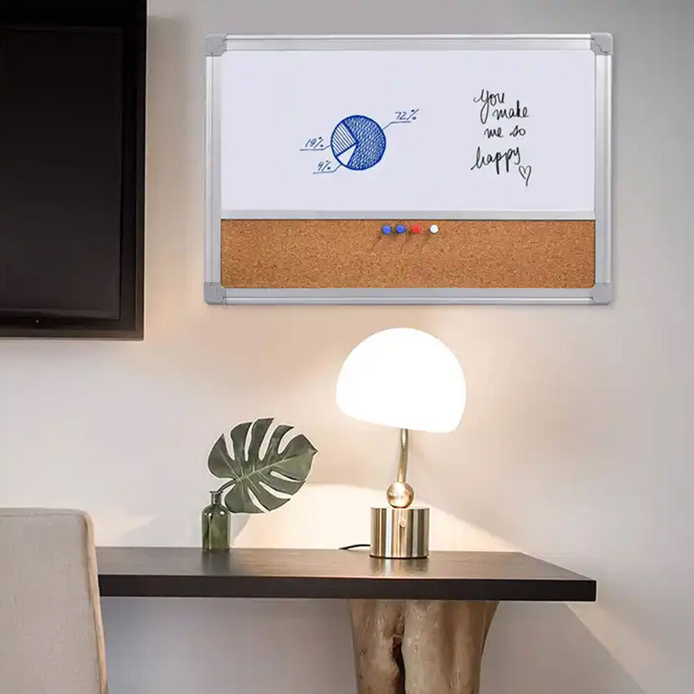 40*60cm Cork Board And White Board Combination Bulletin Office Home ...