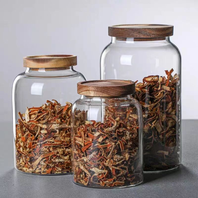 Bulk Buy China Wholesale Clear Glass Storage Jar Food Container Bottles ...